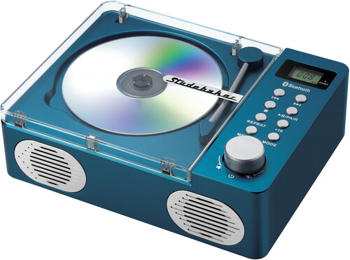 Studebaker Retro CD Player with Bluetooth – blue (SB3720BL)